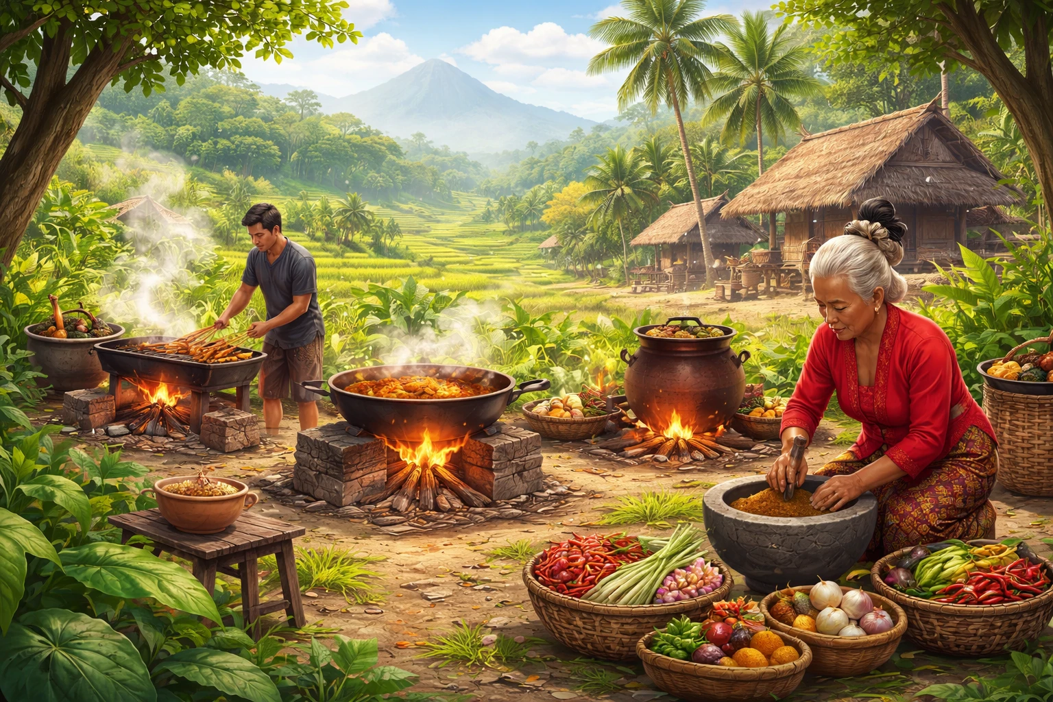 Traditional Indonesian Cooking Methods and Culinary Heritage ...